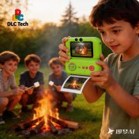 China Kids Instant Photo Camera CCD MicroSD 4800W Dual Camera 2.4 Inch Eye Friendly Screen 2 Hours Charging Time Print Plastic Vlog for sale