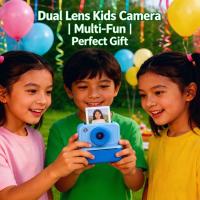 China Kids Instant Color Full HD Photo Camera Educational Toy Vlog Print Photo 120 Wide Angle Cute Design for Imagination Creativity for sale