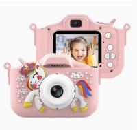 China Children's CCD Digital Camera Mini SLR Sports Camera 2-inch Screen Full HD 1080P 120 Wide Angle 2X-7X Zoom ABS Food-Grade for sale