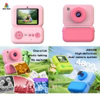 China Mini Children's Instant Print Camera HD Dual Lens Lightweight MicroSD Long Battery Life for Travel Camping Outdoor Activities for sale