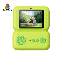 China Cute Children's Instant Zero Ink CCD Photo Camera with Full HD Video Dual Lenses Print Vlog Functions Educational Games Music for sale