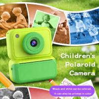 China Cute Kids Instant Color Printing Camera Front Rear Dual Camera 2.4 Inch Eye Friendly Plastic Screen No Flash Safe Design for sale