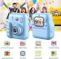 China Kids Instant Print Camera CMOS 1080P HD Video Includes 32GB SD Card 4 Paper Rolls Christmas/Birthday Gift for Girls Boys Age for sale