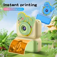 China Cute Kids Instant Color Print Camera with Dual Lenses & Full HD Video Built-In Speaker for Music Play-Enhances Daily Fun for sale