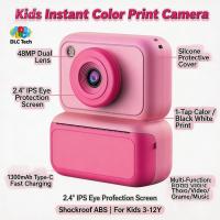 China Kids Handheld CMOS Sensor Instant Print Camera with MicroSD Support HD Photo & Video Plastic Design for Home Entertainment for sale