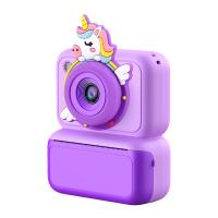 China Kids Camera Full HD Video  Rechargeable Long Battery Life Print Photo with Silicone Card Holder Protective Sleeve for Boys Girls for sale