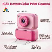 China Kids Camera Full HD Video  Rechargeable Long Battery Life Print Photo with Silicone Card Holder Protective Sleeve for Boys Girls for sale