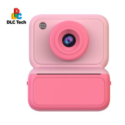 China Kids Instant Color Print Full HD Camera 48MP CMOS Dual Lens 2.4Inch IPS Screen MicroSD Rechargeable Plastic Boys Girls Gift for sale