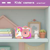 China Lovely Cartoon Kids Camera Mini Rechargeable Toy Gift 4K Video Vlog Games Functions <2