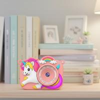 China 2026 New Kids Digital Camera Unicorn 4K Video Recording 9600W Dual Cameras 120 Wide Angle MicroSD 400mAh Rechargeable Battery for sale