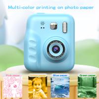 China Kids Polorid Camera Full HD CCD Instant Print Thermal Paper Printing Selfie Flash Eye Protection IPS Screen 120 Wide Angle 3 for sale