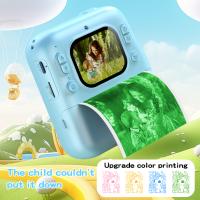China Kids Polorid Camera Full HD CCD Instant Print Thermal Paper Printing Selfie Flash Eye Protection IPS Screen 120 Wide Angle 3 for sale