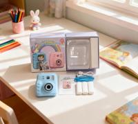 China Kids Polorid Camera Full HD CCD Instant Print Thermal Paper Printing Selfie Flash Eye Protection IPS Screen 120 Wide Angle 3 for sale
