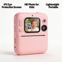 China Kids Polorid Camera Full HD CCD Instant Print Thermal Paper Printing Selfie Flash Eye Protection IPS Screen 120 Wide Angle 3 for sale