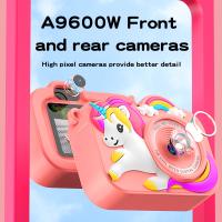 China Hot Sale Kids Camera Unicorn Design with Silicone Shockproof Case | Dual Camera IPS Eye Screen 1080P Video & Timed Shooting for sale