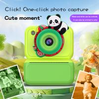 China Kids CCD Digital Camera Instant Printing 4800W Dual Camera 1080P Video 120 Wide Angle IPS Anti-Glare Screen Rechargeable for sale