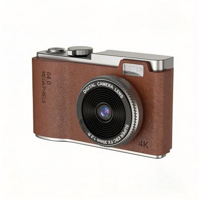China DLC Retro CCD Digital Camera 4K Ultra HD Flip Screen 8x Optical Zoom Wide-angle Lens Portable Student Campus Travel for sale