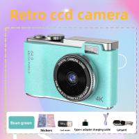 China DLC Retro Ccd Digital  Camera  Ultra-high-definition Flip-cover 4K Ultra-clear Image, Portable for Students and Campus Travel for sale