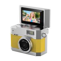 China DLC 1080P HD Neck-Wearable Mini Camera - Flip Rotatable Lens, Flash & Filters & Selfie, Portable Fashion Accessory Camera for sale