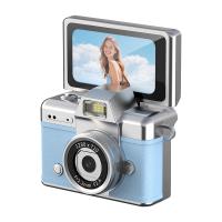 China DLC Neck-Wearable Mini Camera | 48MP 1080P HD Flip Rotatable Lens Built-in Flash Filters Selfie Mode Video Recording Face for sale