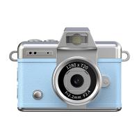 China DLC Neck-Wearable Mini Camera | 48MP 1080P HD Flip Rotatable Lens Built-in Flash Filters Selfie Mode Video Recording Face for sale