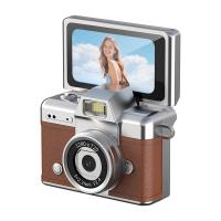 China DLC Neck-Wearable Mini Camera | 48MP 1080P HD Flip Rotatable Lens Built-in Flash Filters Selfie Mode Face Detection Stabilized for sale