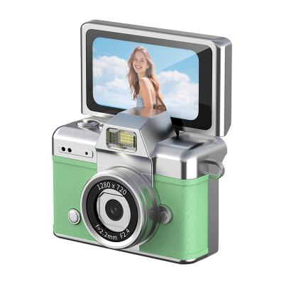 China DLC Neck-Wearable Mini Camera | 48MP 1080P HD Stabilized Flip Rotatable Lens Built-in Flash Filters Selfie Mode Video Recording for sale