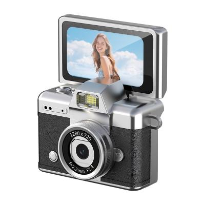 China DLC Neck-Wearable Mini Camera | 1080P HD Flip Rotatable Lens Built-in Flash Filters Selfie Mode Video Recording Face Detection for sale