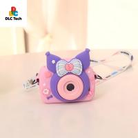 China DLC Kids Mini Digital Camera with Cute Cartoon Silicone Case HD Dual Lens 1080P Video Recorder for  Girls Boys Student Toy Gift for sale