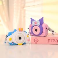 China DLC Kids HD Mini Camera Cute Cartoon Silicone Case Dual Lens 8X Zoom 1080P Video Recorder CMOS Eye Protection IPS Screen for sale