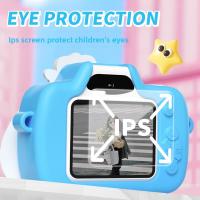 China DLC Student Mini Camera Kids HD Digital Camera Cartoon Silicone Case Dual Lens 1080P Video Recorder Portable Toy Camera Gif for sale