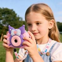 China DLC Portable Mini Camera for Students Kids Cute Cartoon Design HD Dual Lens 1080P Video Recording Built in Puzzle Games for sale