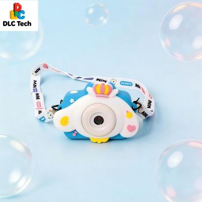China DLC Cartoon Kids Camera   1080P Video 8X Zoom IPS Screen Cartoon Silicone Case Student Dual Lens  Camera Puzzle Games Inset for sale
