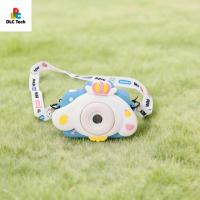 China DLC High Definition CMOS Mini Cartoon Camera for Children Dual Lens 8X Zoom 1080P Video Safe Material 2.0 Inch Screen Eye for sale