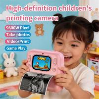 China DLC Instant Print Camera 1080P Video Recorder 2.0 Inch IPS Eye Protect Screen Thermal Printing Camera with Fill Light for Kids for sale