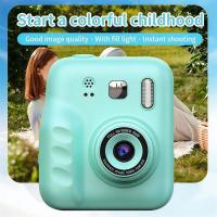 China DLC   Children's  Camera 9600W HD Instant Photo Camera with LED Flash Selfie Mode  1080P Video   Birthday Gift for Kids for sale