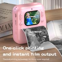 China DLC Y300H Mini Kids Digital Camera CMOS Sensor MicroSD Thermal Print Dual Lens 24MP/48MP Full HD IPS Eye Care Screen Puzzle Game for sale