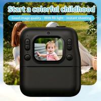 China DLC Portable Kids Instant Print Camera 9600W HD 2.0 Inch IPS Eye Protection Screen 1080P Video Thermal Printing MP3 Blue Filter for sale