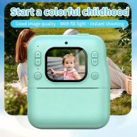 China DLC Kids Instant Photo Camera 9600W HD CMOS 120 Wide Angle Dual Lenses 2.0 Inch Anti-Glare Screen MP3 Plastic 1080P Video for sale
