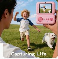 China DLC Kids Instant Print Camera 4800W HD CMOS Dual Camera 1080P Video One Click Photo Printing MP3 Anti Glare Screen ABS Case for sale