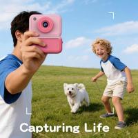 China DLC Kids Instant Print Camera 4800W HD CMOS Dual Camera 1080P Video One Click Photo Printing MP3 Anti Glare Screen ABS Case for sale