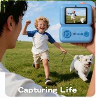 China DLC Kids Instant Print Camera 4800W HD Dual Camera 1080P Video Anti-Glare Screen ABS Case CMOS MP3 Girls Boys Birthday Gift for sale