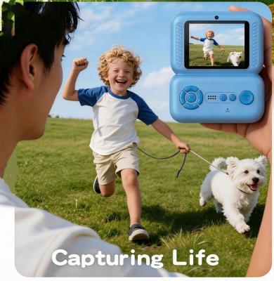 China DLC Kids Instant Print Camera 4800W HD Dual Camera 1080P Video Anti-Glare Screen ABS Case CMOS MP3 Girls Boys Birthday Gift for sale