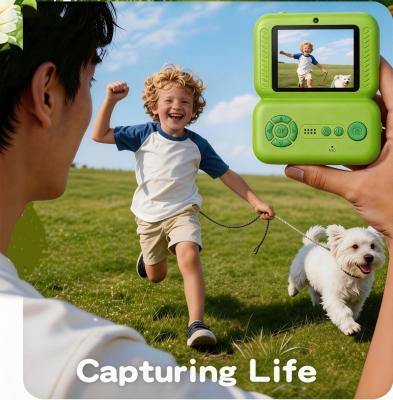 China DLC Kids Instant Print Camera 4800W HD Dual Camera 1080P Video  Photo Printing Anti Glare Screen Silicone Case for   Gift for sale