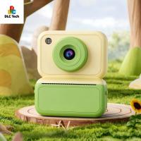 China DLC Kids Instant Print Camera 4800W Dual Camera 1080P Video  Built in Flash Eye Friendly Screen Silicone Cover for Kids Toy Gift for sale