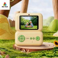 China DLC Kids Instant Print Camera 4800W Dual Camera 1080P Video  Built in Flash Eye Friendly Screen Silicone Cover for Kids Toy Gift for sale