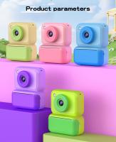 China DLC   4800W Dual Camera 1080P Video Instant Print Camera Built in Flash Eye Friendly Screen Silicone Cover  for Kids' Gift for sale