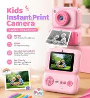 China DLC Y350 Hot Selling  Kids Instant Print Camera with  Dual Lenses  Multifunctional Games Music One Click Printing for Gifts for sale