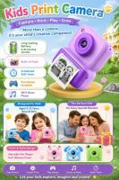China DLC Y350 Hot Selling  Kids Instant Print Camera with  Dual Lenses  Multifunctional Games Music One Click Printing for Gifts for sale
