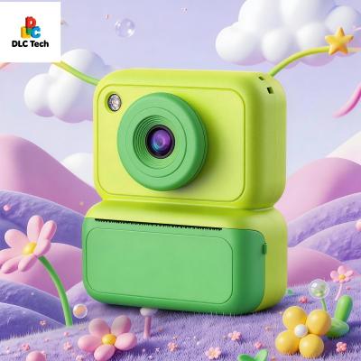 China DLC Kids Instant Camera 4800W HD Dual Camera 1080P Video No Flashing Blue Light Filter One Click Printing ABS Case CMOS MP3 for sale